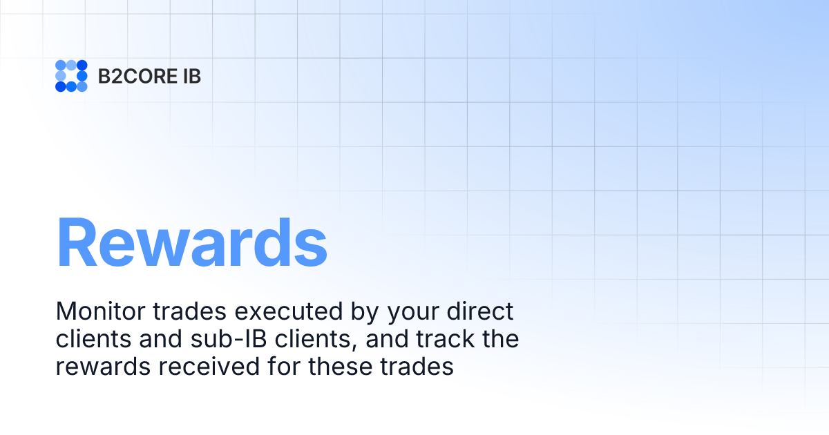 Rewards | B2CORE IB docs