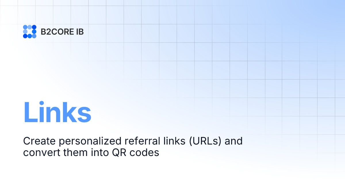 Links | B2CORE IB docs